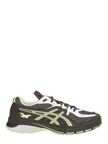 Asics Low-top Sneakers In Dark Textile And Synthetic Material - Brown