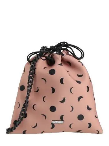 Save My Bag Crossbody Bag With Chain Strap - Beige