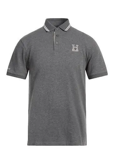 HACKETT Polo Shirt Size Cotton, Elastane - Grey