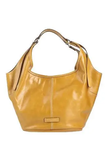 GIANNI CHIARINI Leather Shopper - Yellow