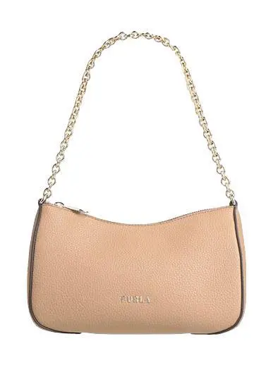Furla Handbag In Leather - Beige