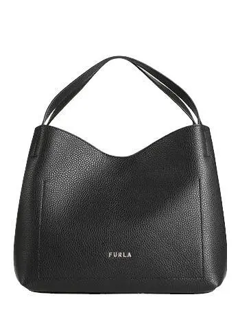 Furla Calfskin Tote Handbag - Black