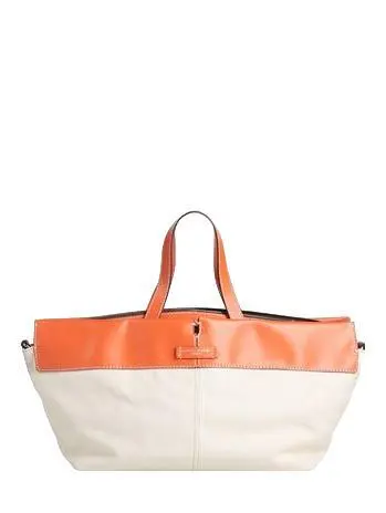 GIANNI CHIARINI Leather And Textile Tote Bag - Beige