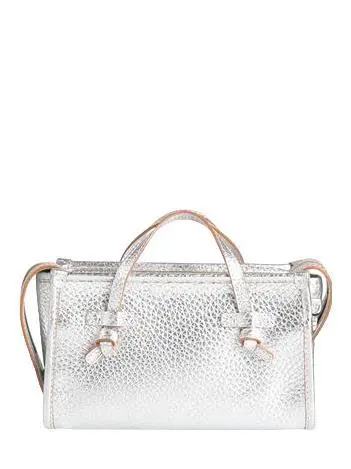 GIANNI CHIARINI Leather Bowler Bag - Silver