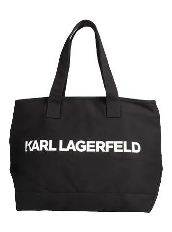 Karl Lagerfeld Organic Cotton Shopper Tote - Black