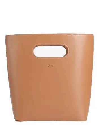 N°21 Leather Bucket Bag - Beige