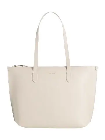 Furla Leather Tote - Beige