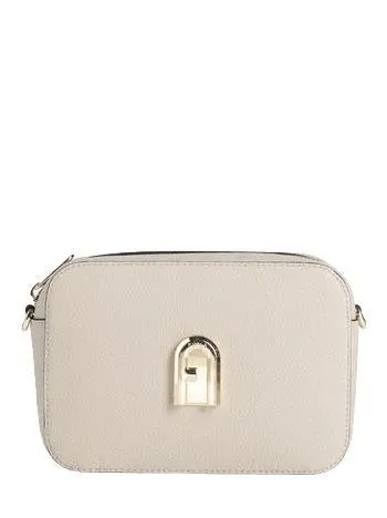Furla Leather Camera Bag - Beige