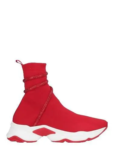 Rene Caovilla Sock Sneakers With Crystals - Red