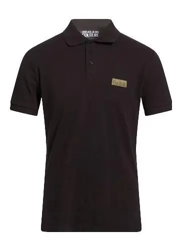Versace Polo Shirt Size Cotton - Black