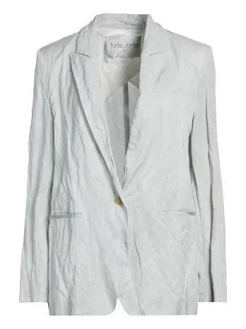 FORTE_FORTE Single-breasted Blazer - Light Grey