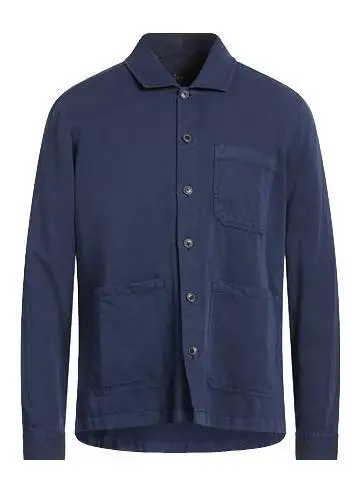 HACKETT Shirt Size Cotton, Linen, Lyocell - Blue