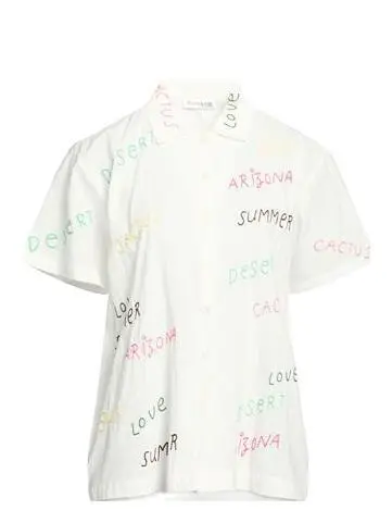 ARIZONA LOVE Woven Shirt With Embroidery - White