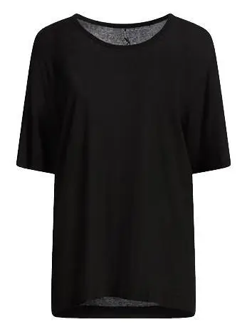 Masnada T-shirt In Cotton And Viscose - Black