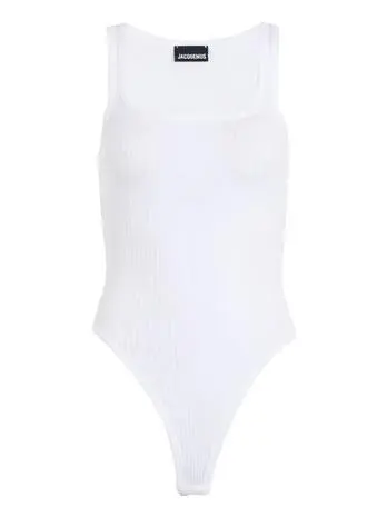 Jacquemus Cotton Bodysuit - White