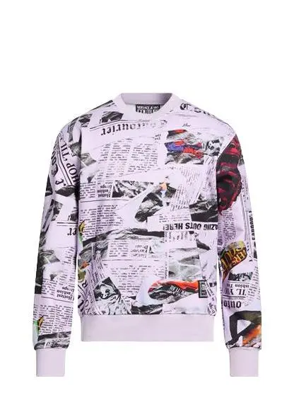 Versace Cotton French Terry Sweatshirt - Purple