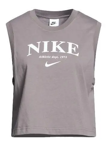 Nike Sleeveless Crewneck Cotton T-shirt - Grey