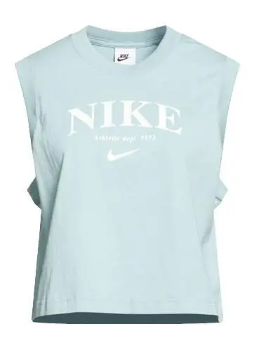 Nike Sleeveless Crewneck Cotton T-shirt - Sky Blue