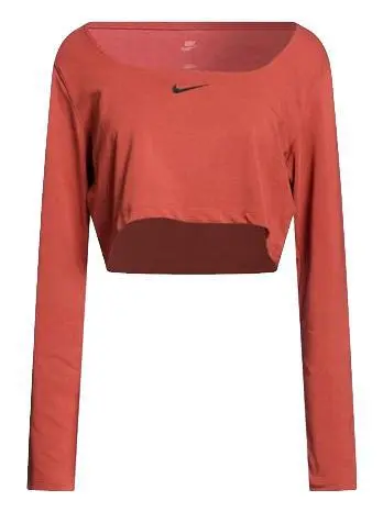 Nike T-shirt In Cotton, Polyester, And Elastane - Brown