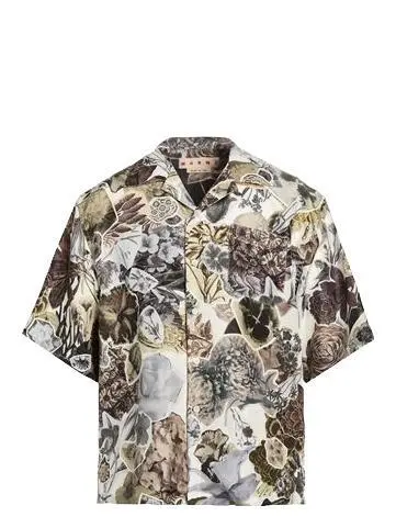 Marni Shirt Light Size Silk - Grey