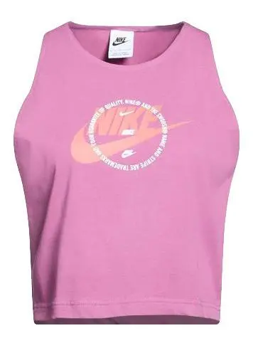 Nike Sleeveless Cropped Crewneck Tank Top - Purple