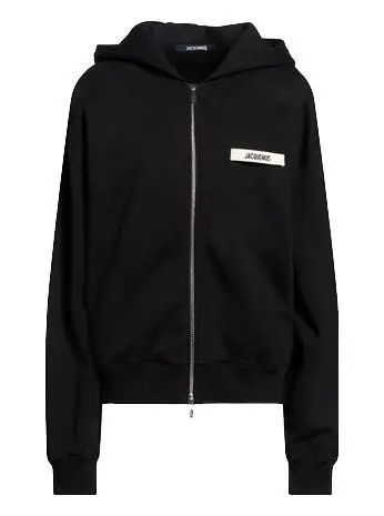 Jacquemus Cotton Sweatshirt - Black