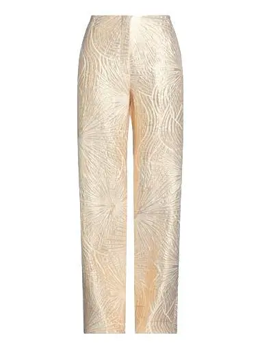 FORTE_FORTE Brocade Straight-leg Pants - Gold