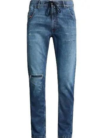 DIESEL® Tapered Jeans In Lyocell, Cotton, And Elastane - Blue
