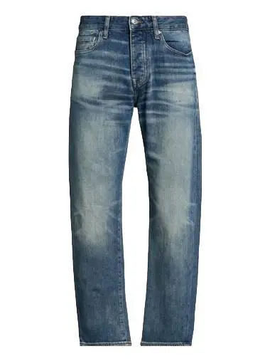 Armani Exchange Tapered Jeans In Cotton And Elastane - Blue