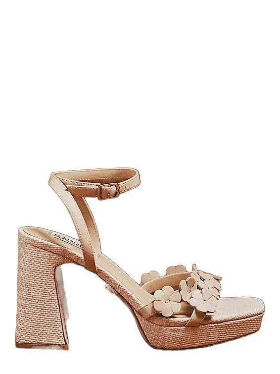 Badgley Mischka Waverly Platform Sandals - White