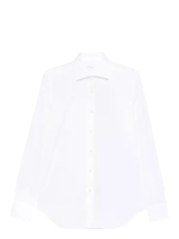 XACUS Long-sleeve Buttoned Shirt - White
