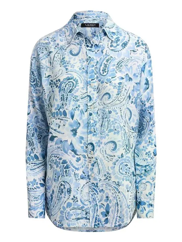 Ralph Lauren Paisley-print Shirt - Blue