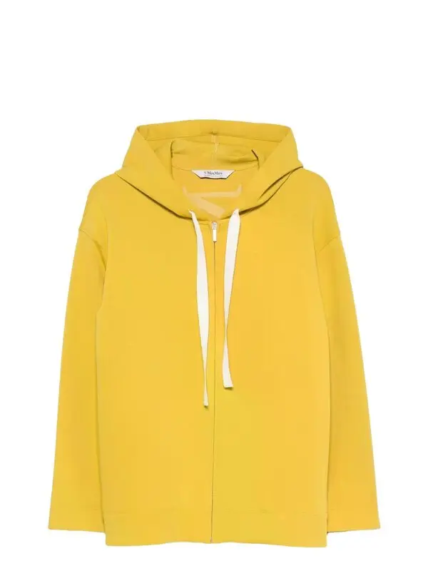 Max Mara Zip-up Sweatshirt - Yellow
