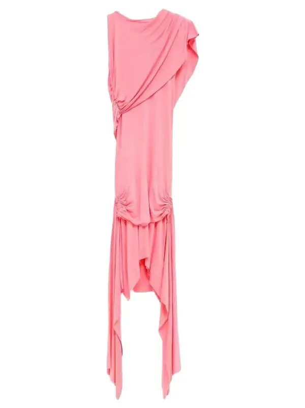 Gimaguas Annika Draped Midi Dress - Pink