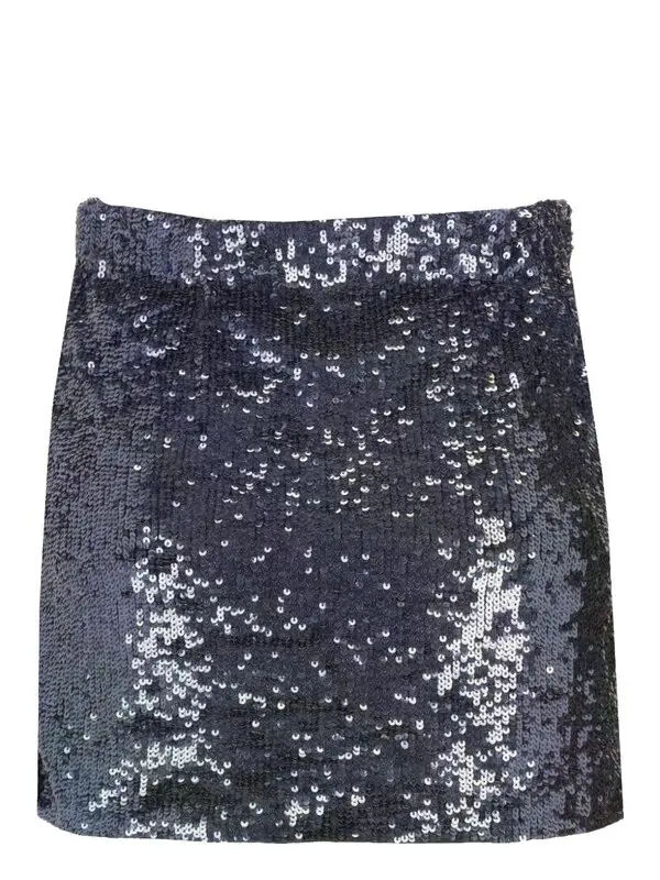 P.a.r.o.s.h Sequin-embellished Mini Skirt - Blue