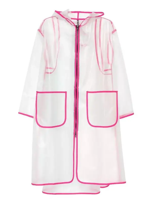 CAPE CONCEPT Hooded Coat - White