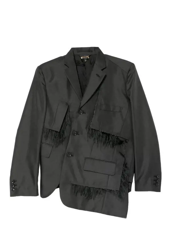 Comme Des Garçons Asymmetric Blazer - Black