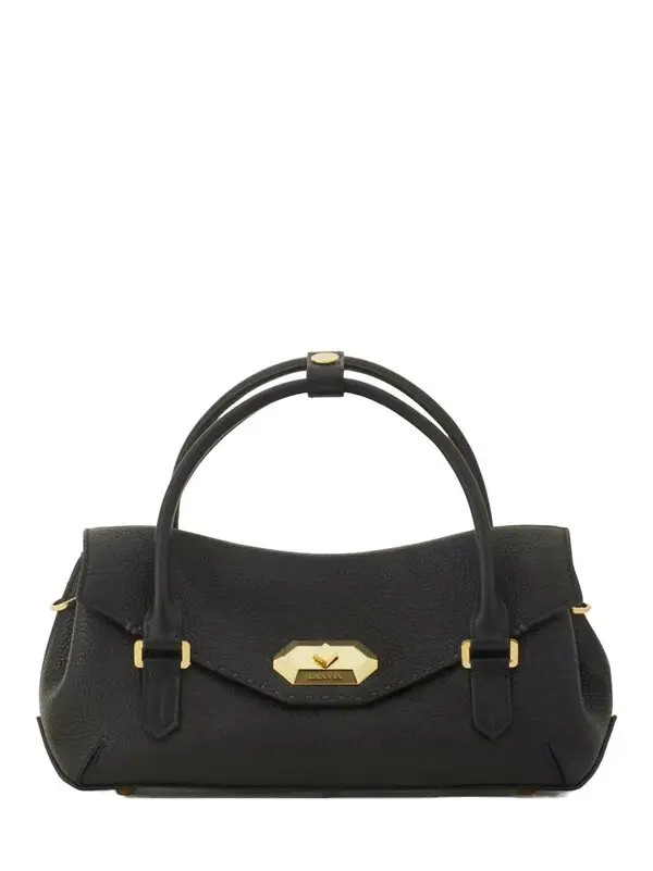 LANVIN Leather Tote Bag - Black