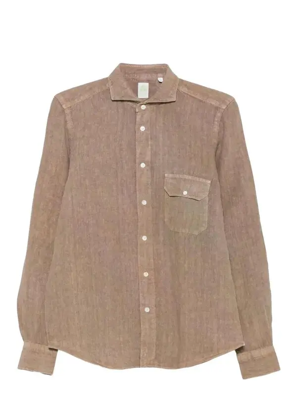 FINAMORE 1925 Flap-pocket Shirt - Neutrals