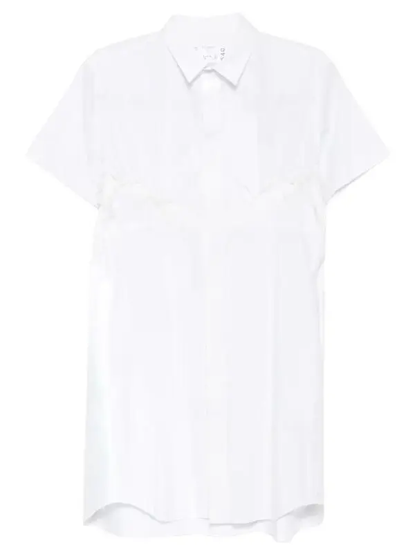 Sacai Poplin Dress - White