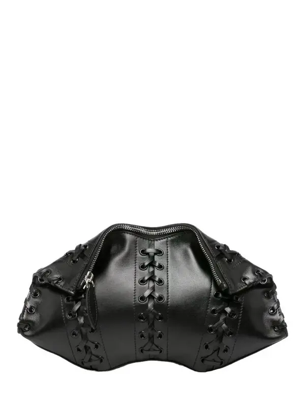 Alexander McQueen Manta Clutch Bag - Black
