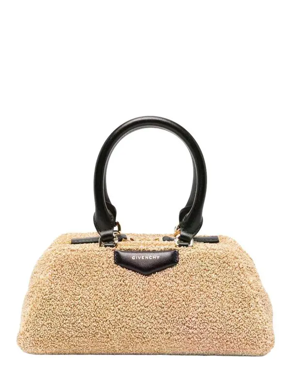 Givenchy Mini Antigona Zip-up Shoulder Bag - Neutrals