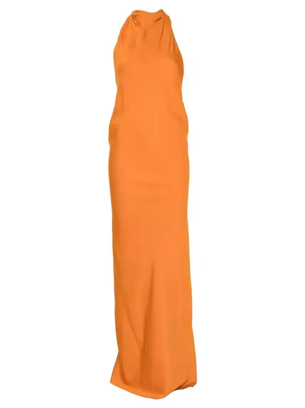 Brandon Maxwell Ophelia Sleeveless Gown - Orange