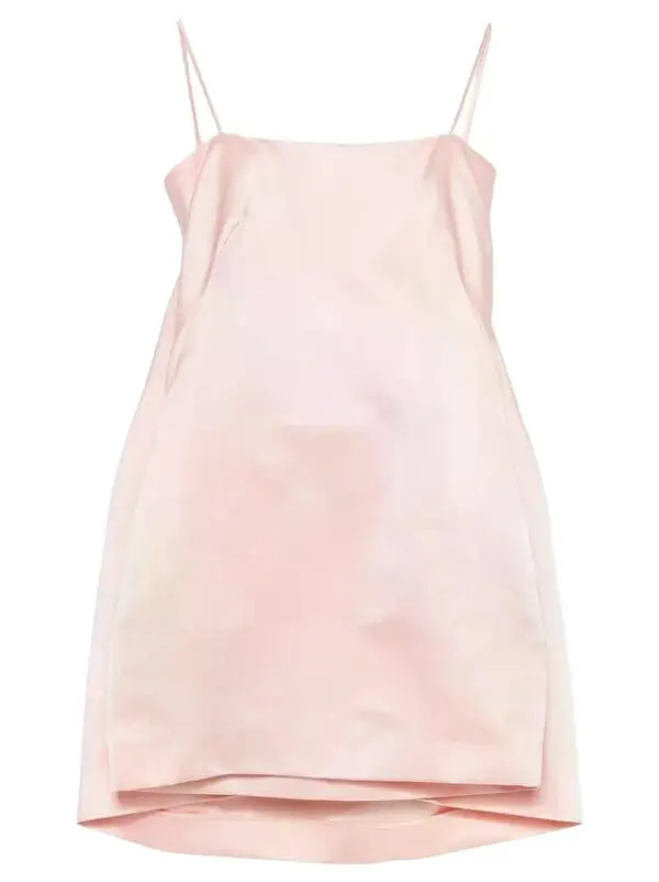 Givenchy Sliced A-line Mini Cape Dress - Pink