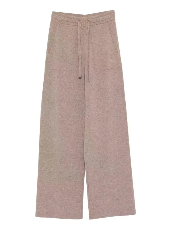 Max Mara Drawstring-waist Track Pants - Brown