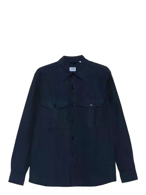 Aspesi Flap-pocket Shirt - Blue