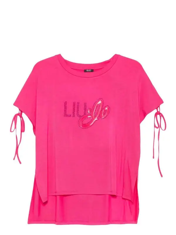 Liu Jo Tie-sleeve T-shirt - Pink