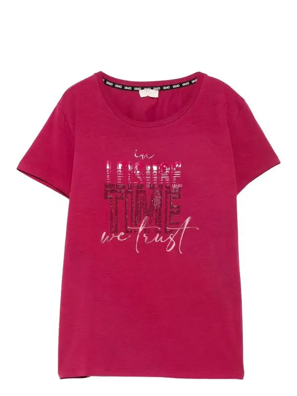 Liu Jo Logo-print T-shirt - Pink