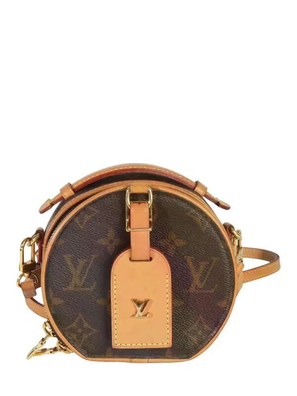 LOUIS VUITTON Monogram Boite Chapeau Handbag - Brown
