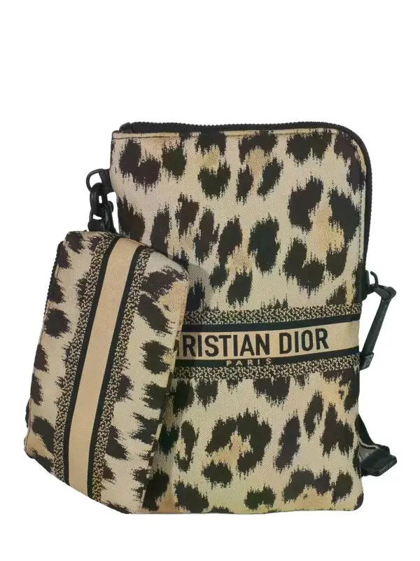 Dior Mizza Animal-pattern Makeup Bag - Neutrals